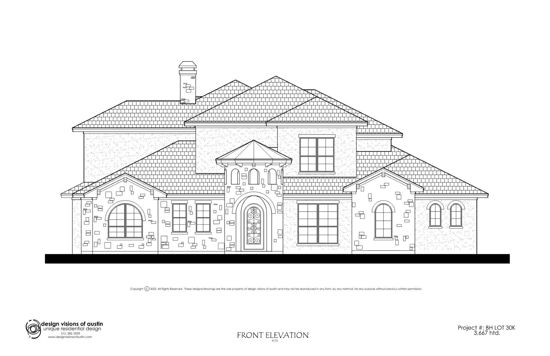 Project # BH LOT 30K | Design Visions | Austin | Fredricksburg | Home ...