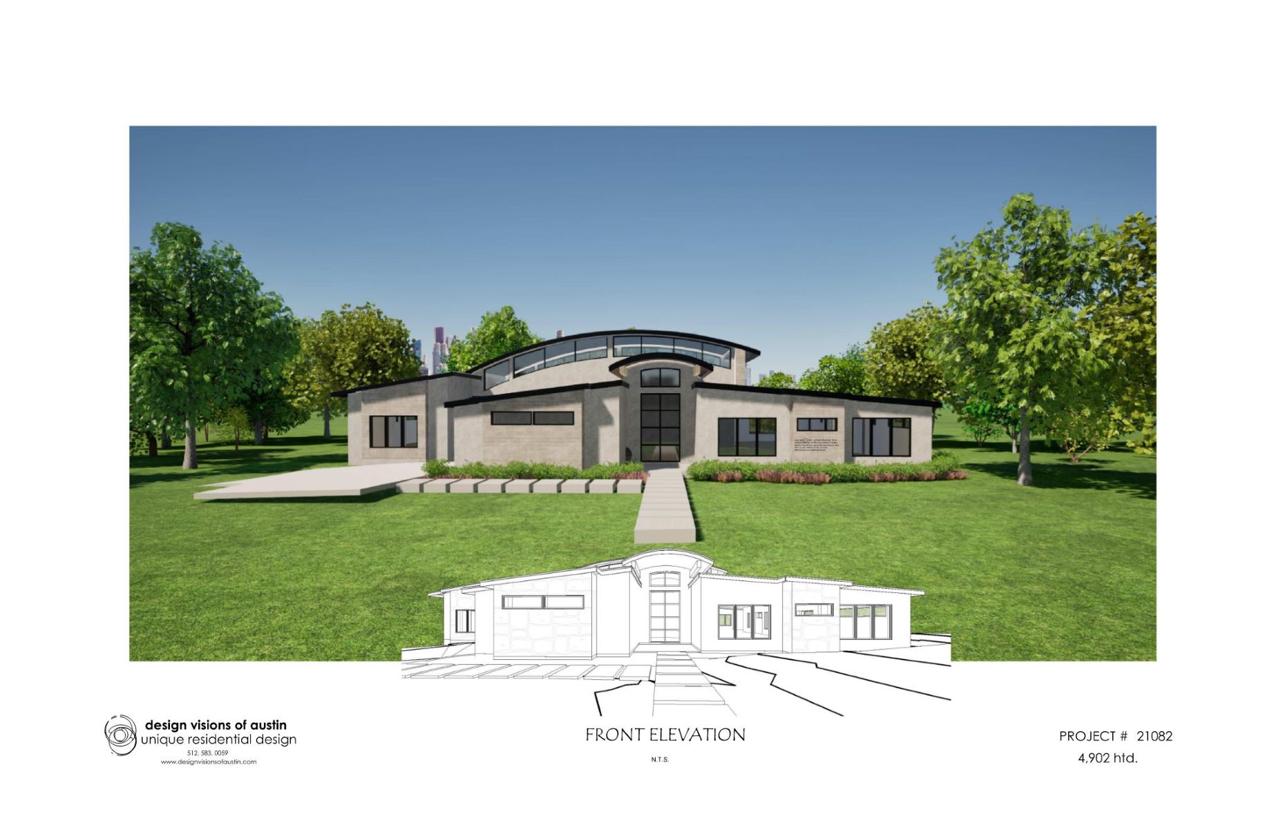 Project # 21082 | Design Visions | Austin | Fredricksburg | Home Designs
