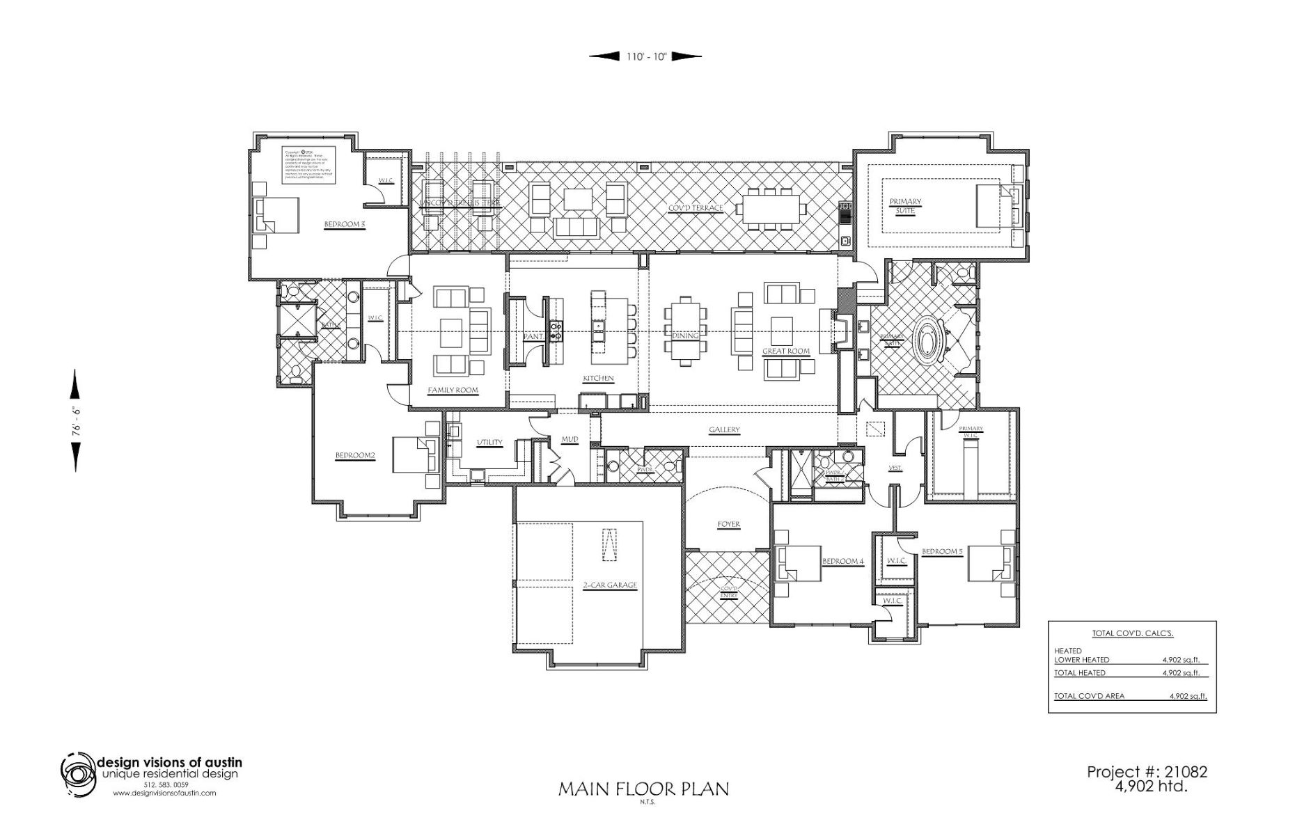 Project # 21082 | Design Visions | Austin | Fredricksburg | Home Designs